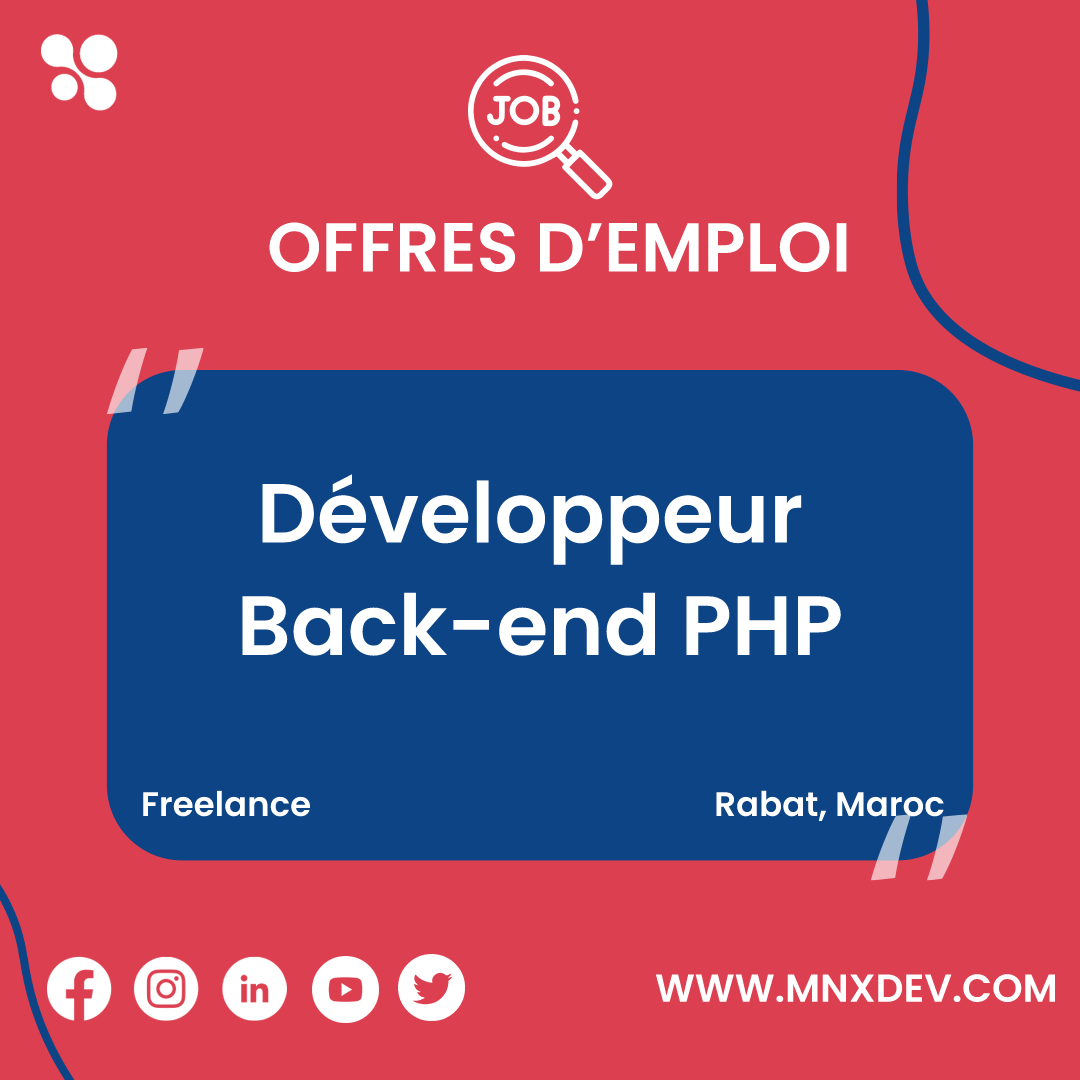 Développeur Back-end PHP