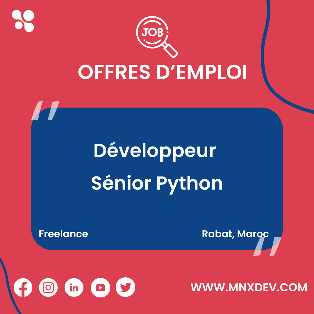 Développeur Sénior Python